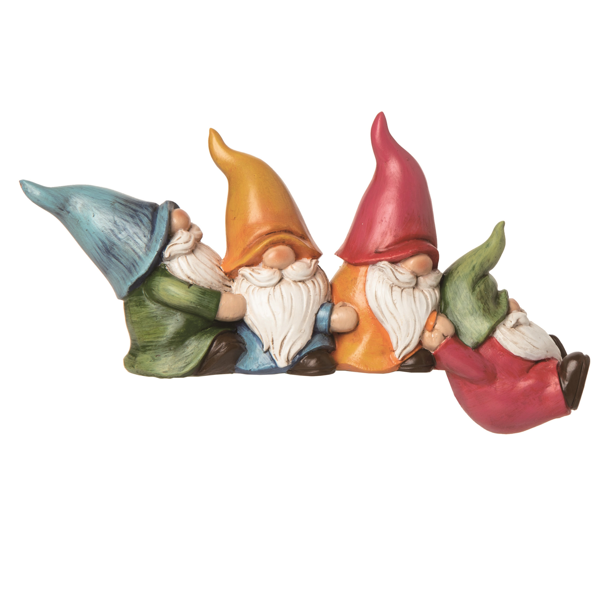 Trinx Arkeem Resin Falling Gnomes Decor | Wayfair