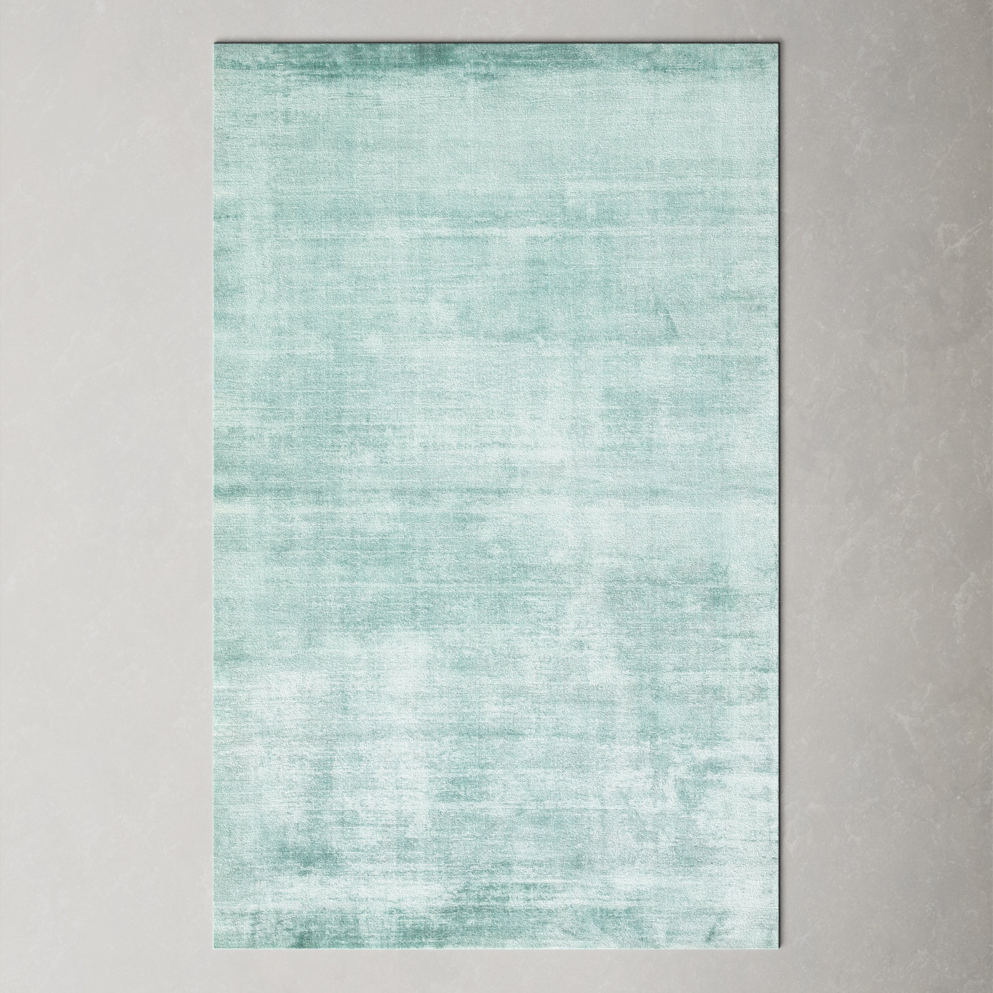 AllModern Owens Hand-Loomed Aqua Blue Area Rug & Reviews | Wayfair