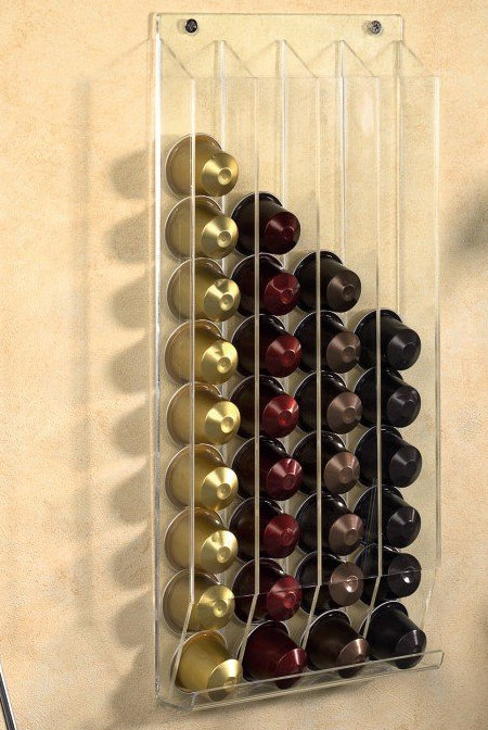 The Holiday Aisle® Stillwater Wall Mounted Acrylic Nespresso Coffee ...