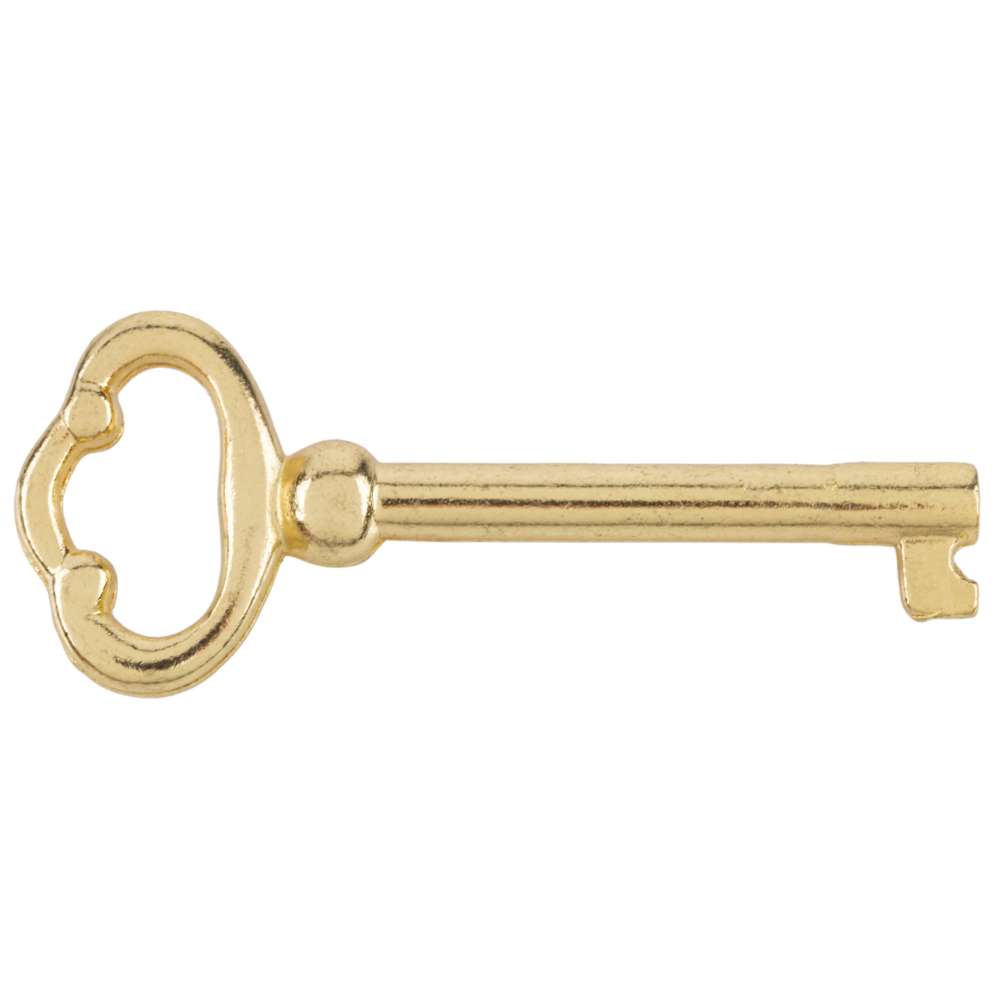 UNIQANTIQ HARDWARE SUPPLY Plated Hollow Barrel Skeleton Key | Wayfair