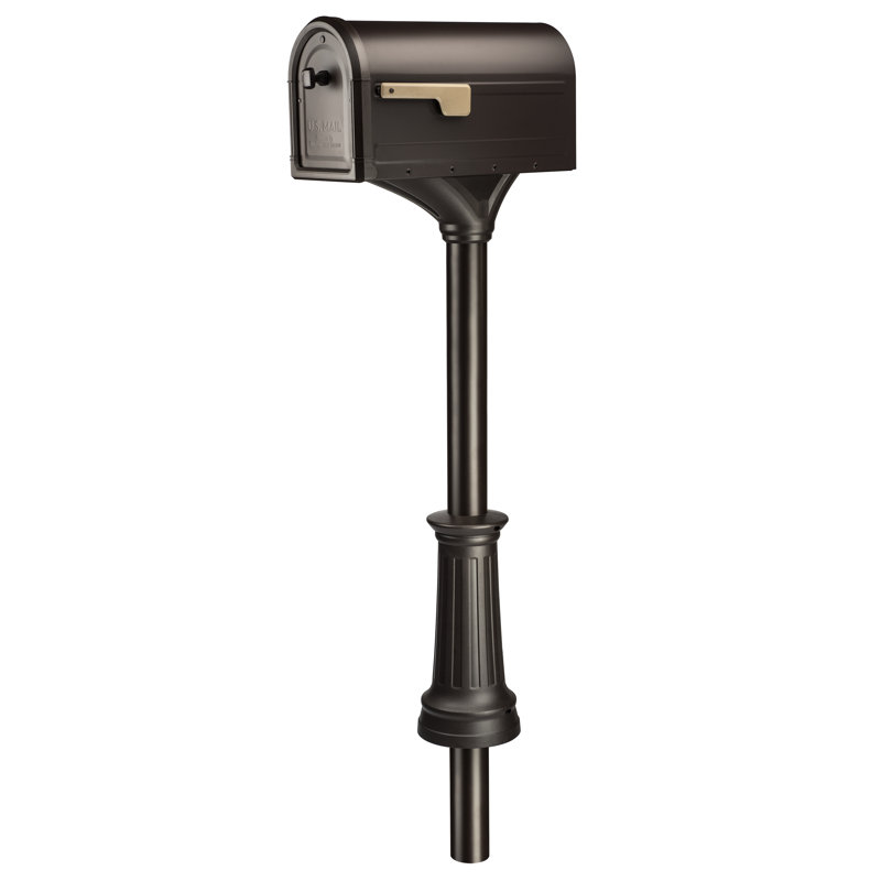 Architectural Mailboxes Roxbury Post Mount Mailbox & Reviews | Wayfair