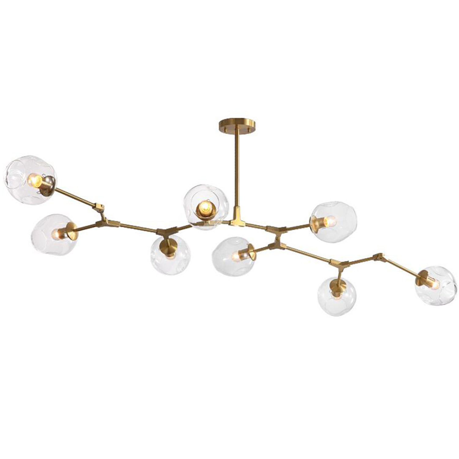 Everly Quinn Syreena Glass LED Sputnik Sphere Chandelier | Wayfair
