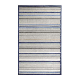 Wayfair | Blue Striped Area Rugs You'll Love in 2022