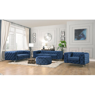Velvet Living Room Sets & Sofas You'll Love in 2021 | Wayfair