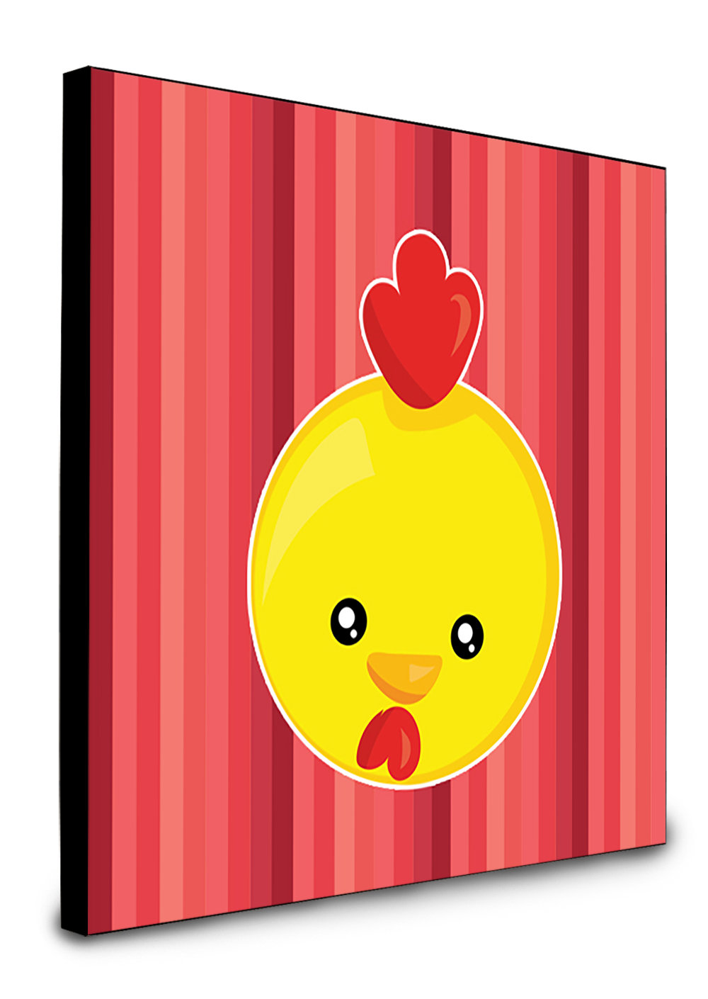 Harriet Bee Pinol Chicken Face Artwork Wall Panel | Wayfair