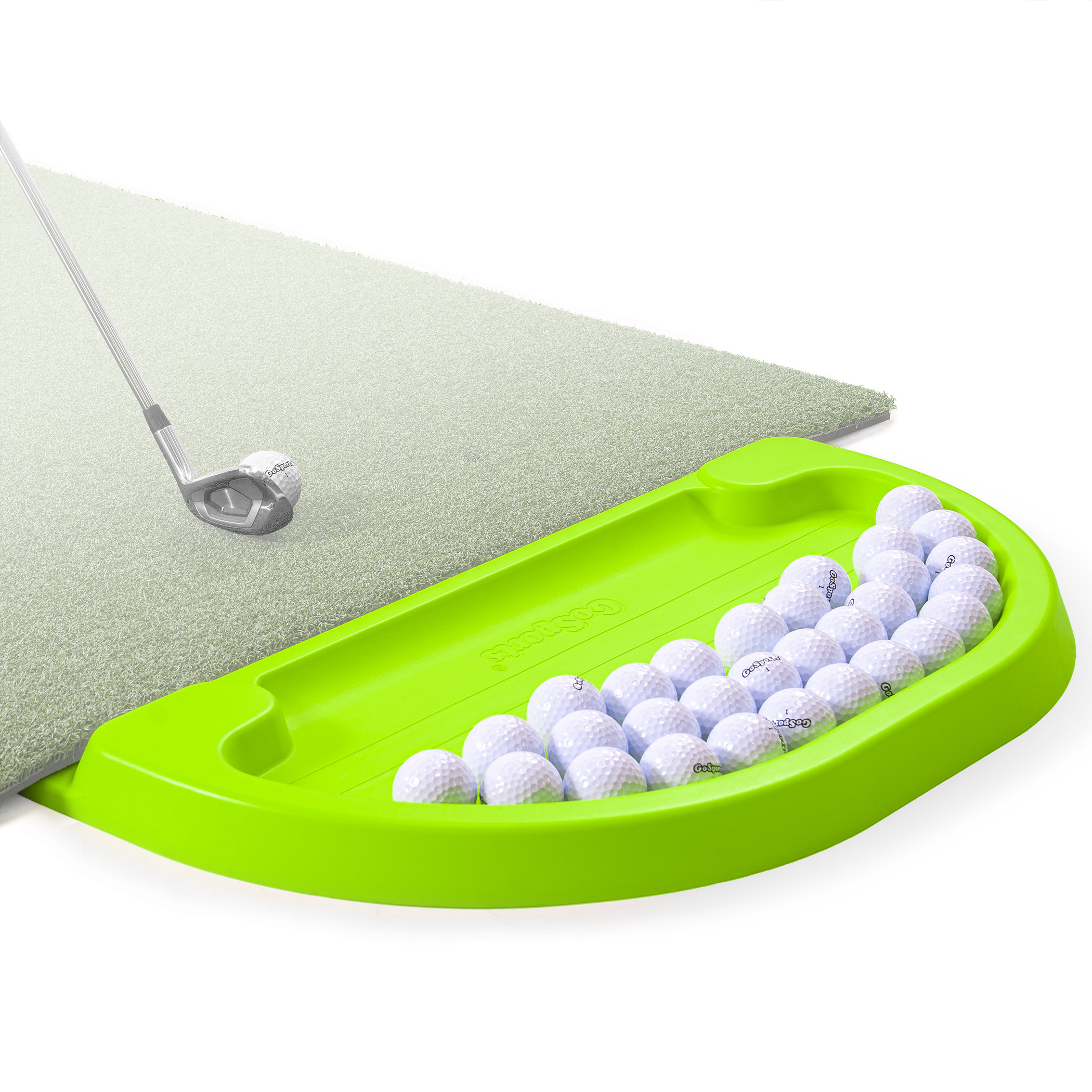 GoSports All-Weather Golf Ball Tray - Great Accessory for Home Practice ...