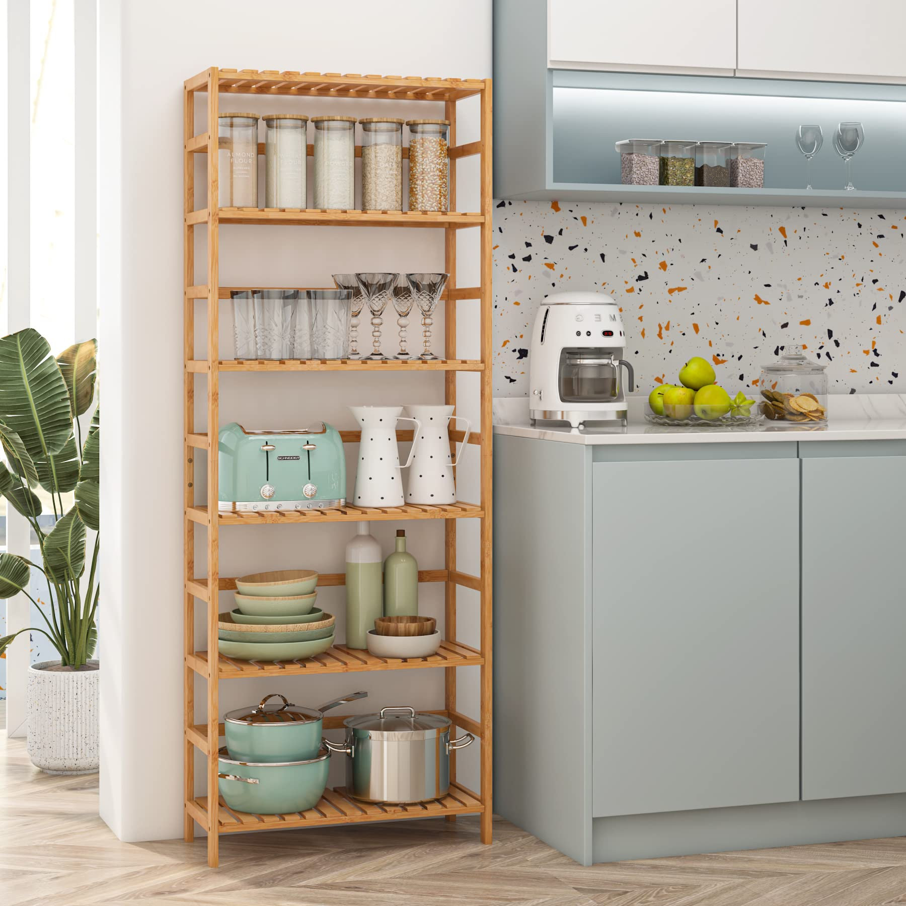 VonHaus 161Cm H x 60Cm W Standard Bookcase | Wayfair.co.uk