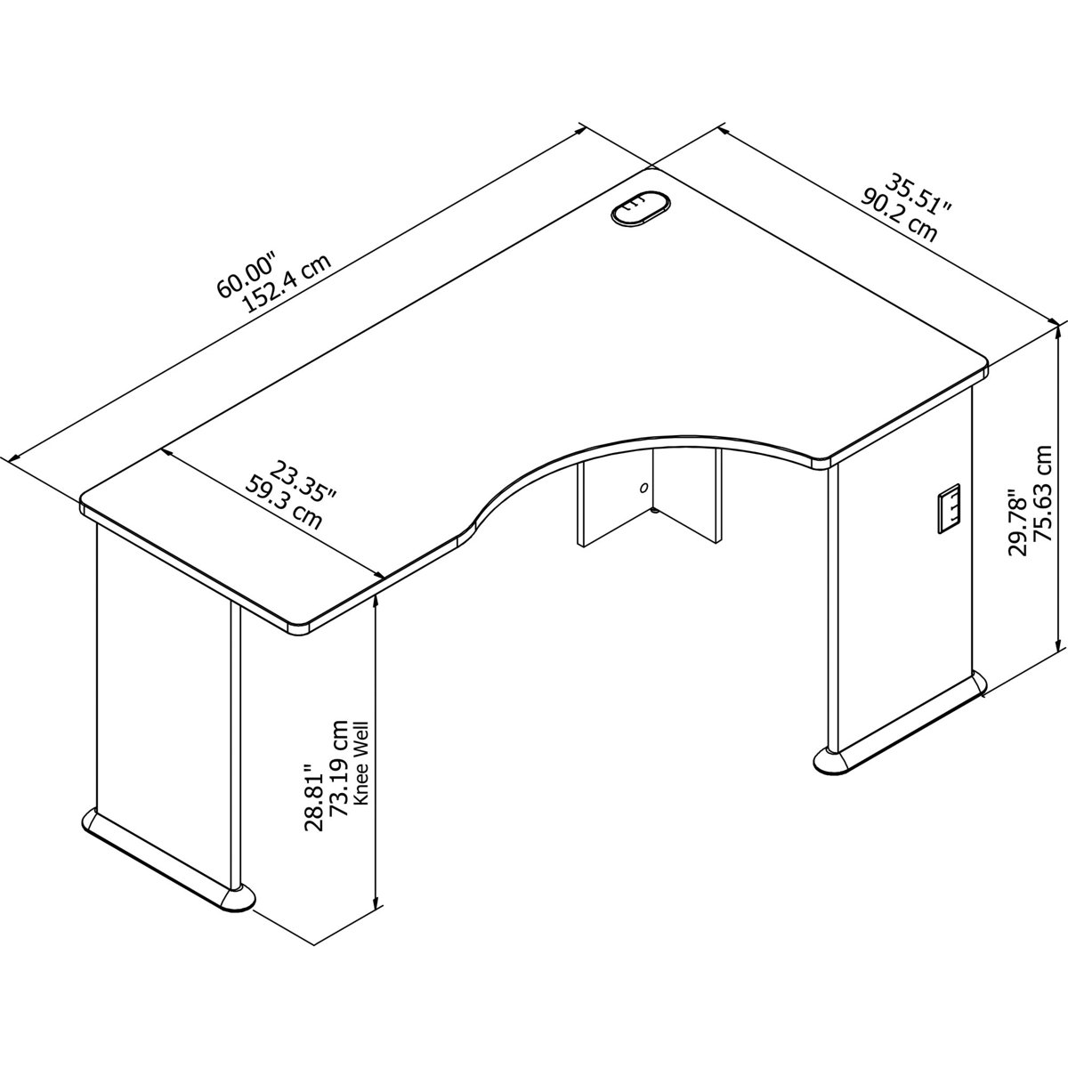 Bush Business Furniture Series A Corner Desk & Reviews | Wayfair