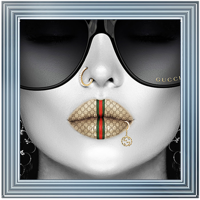 Rosdorf Park Fashion Lips IV - Picture Frame Graphic Art | Wayfair.co.uk