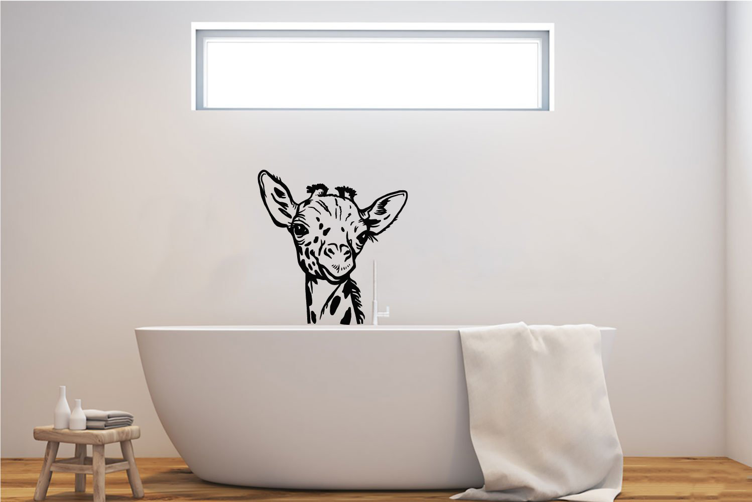 Dakota Fields Giraffe Head Wall Decal | Wayfair