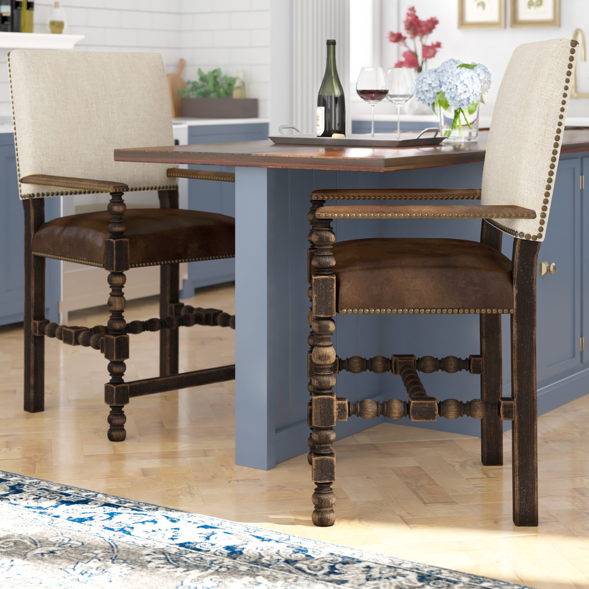 Hooker Furniture Hill Country Bar & Counter Stool & Reviews | Wayfair