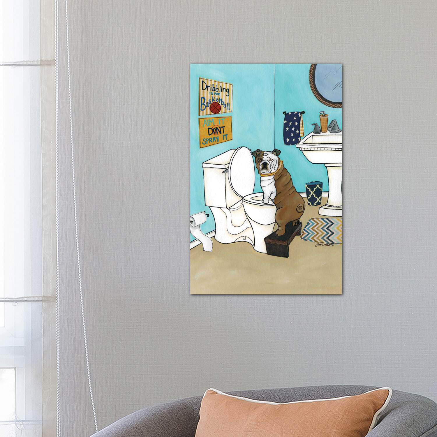 East Urban Home Dribbling Is For Basketball by Jamie Morath - Print ...