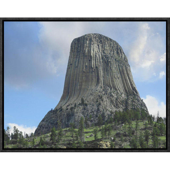 Global Gallery Devil's Tower National Monument Showing Famous Basalt ...
