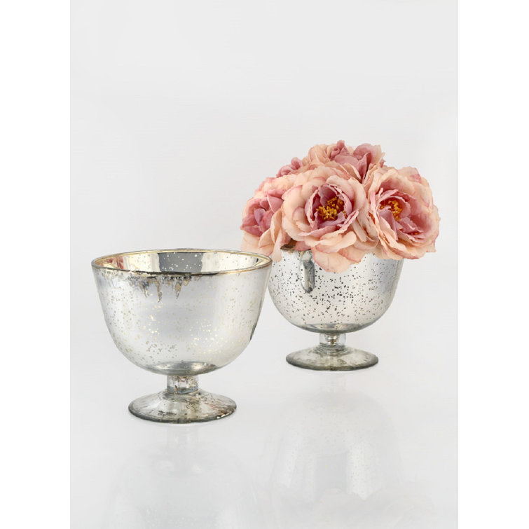 World Menagerie Nama Mercury Glass Decorative Bowl | Wayfair