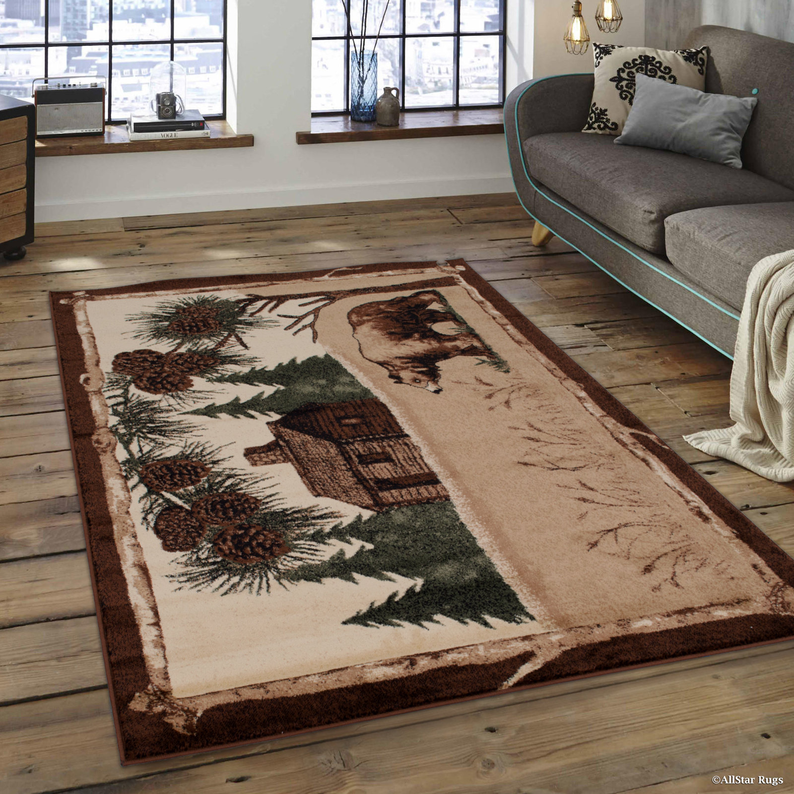 Loon Peak® Lacour Power Loom Performance Berber Rug & Reviews | Wayfair