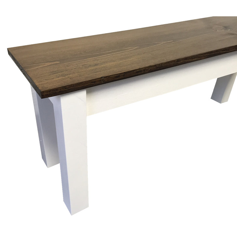 Highland Dunes Halton Wood Bench | Wayfair