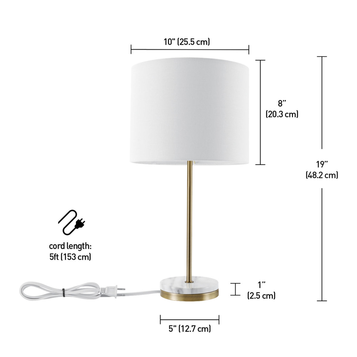 Globe Electric Company Lila 19" Table Lamp & Reviews | Wayfair