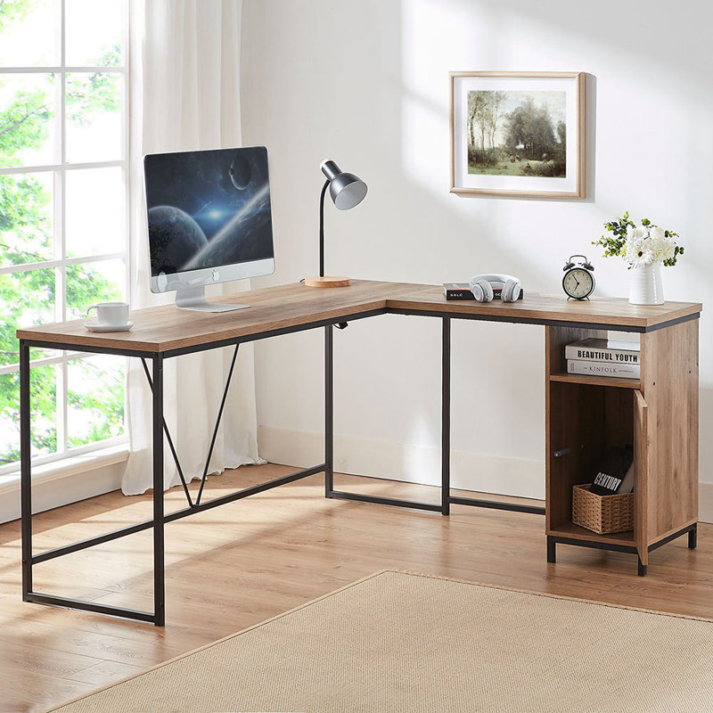 17 Stories Cranmer Reversible L-Shape Desk & Reviews | Wayfair