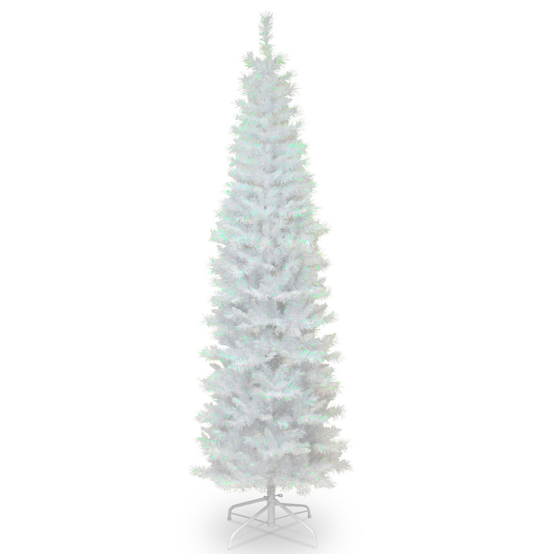The Holiday Aisle® Tinsel Trees White Pine Artificial Christmas Tree ...