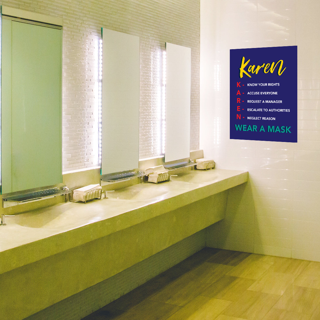 Koyal Wholesale Karen Definition, Wear a Mask Wall Decal | Wayfair