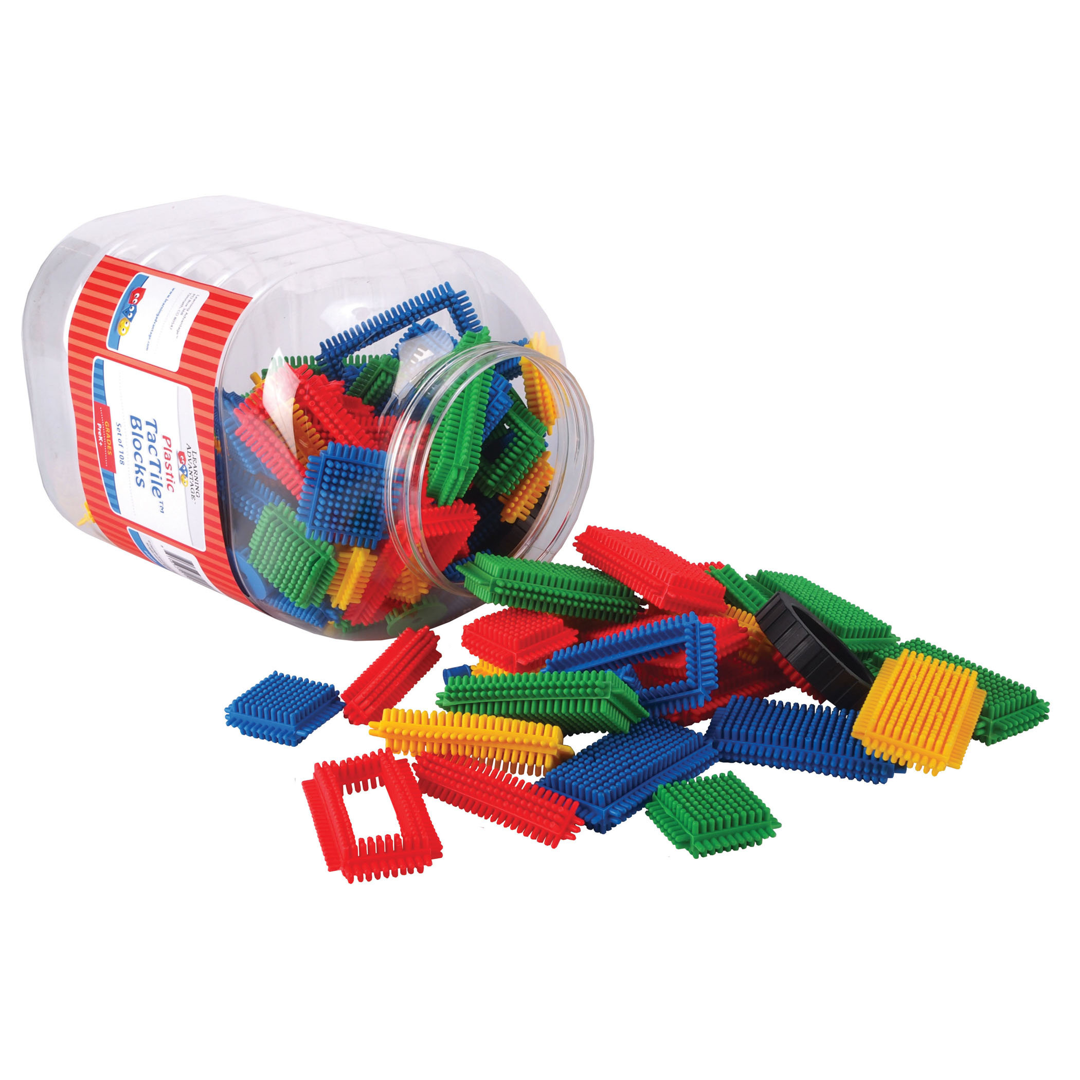 Learning Advantage Tactile Blocks - Set Of 108 | Wayfair