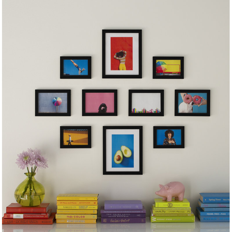 Wayfair Basics® 10 Piece Gallery Essential Picture Frame Set & Reviews ...