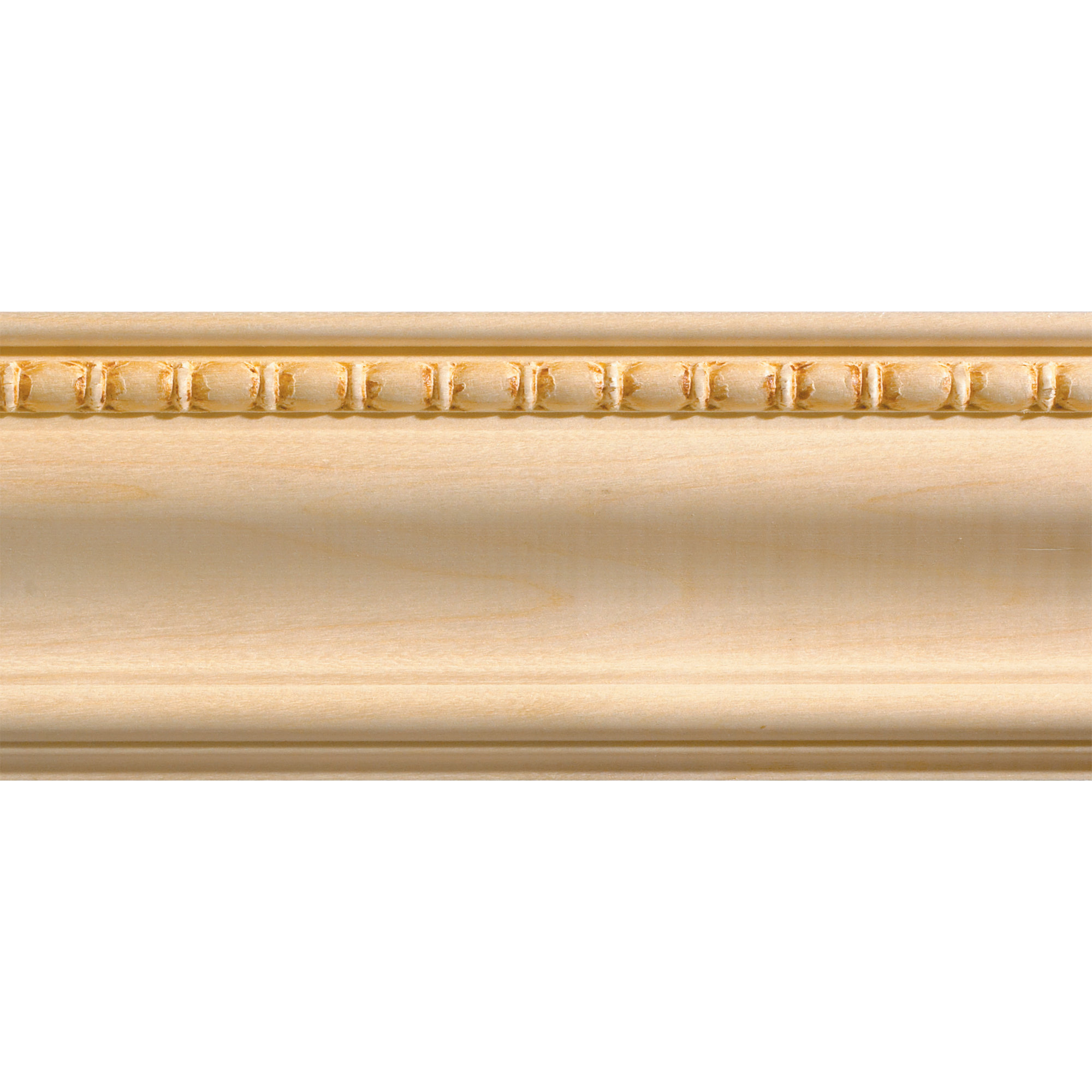 Ornamental Mouldings Red Oak Embossed Bead and Reel Moulding 3" H x 84 ...