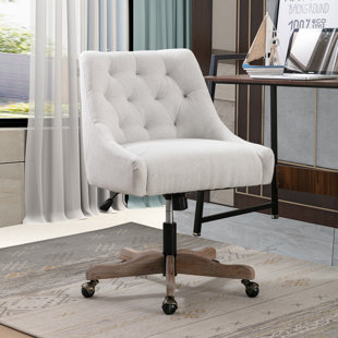 Wayfair | Linen Office Chairs You'll Love in 2022