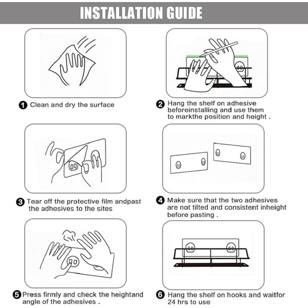 Rebrilliant Danysha Suction Stainless Steel Shower Basket | Wayfair