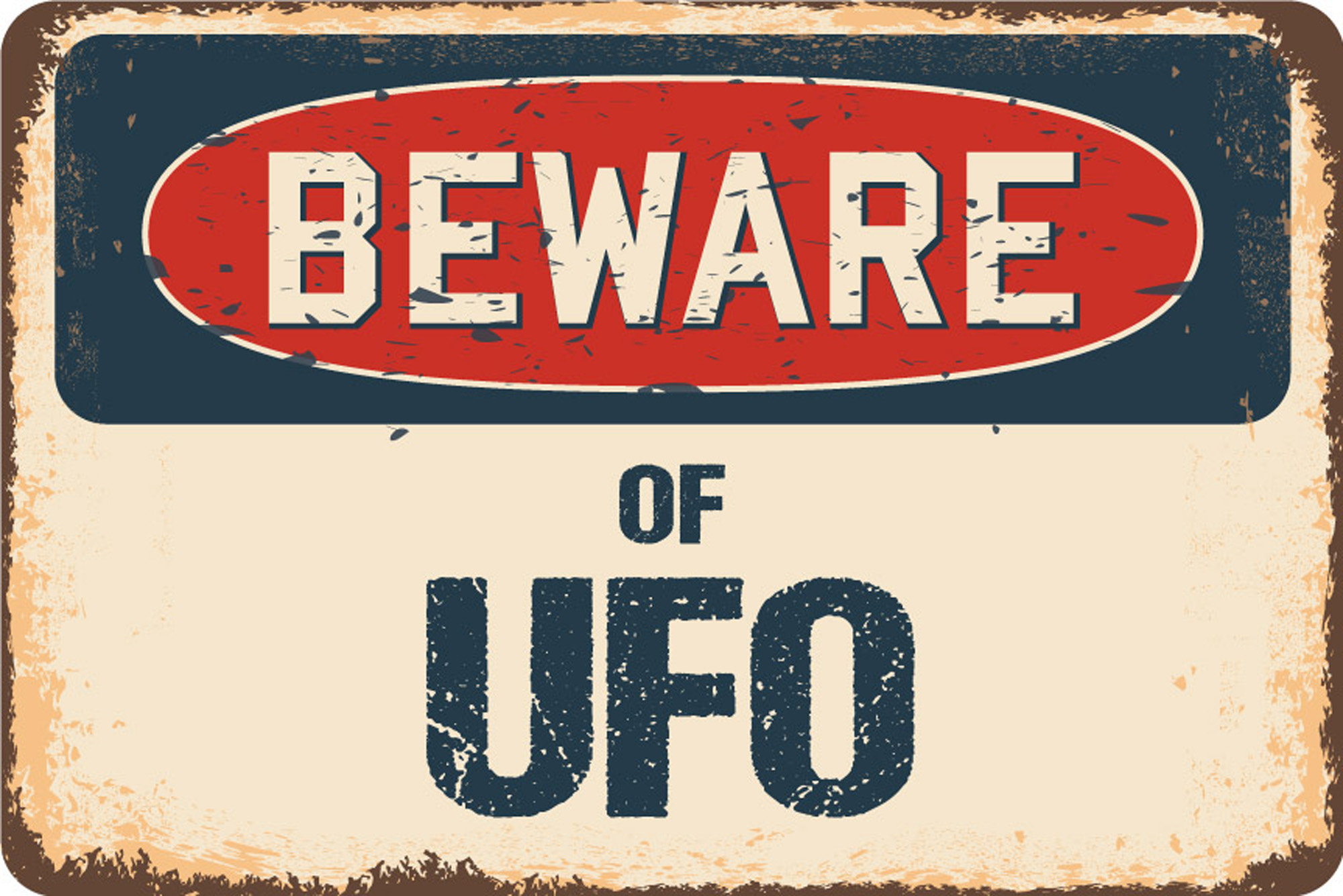 SignMission Beware of UFO Sign | Wayfair
