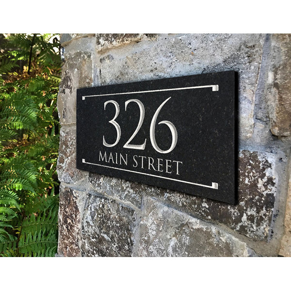 Whitehall Products 2-Line Address Sign & Reviews | Wayfair