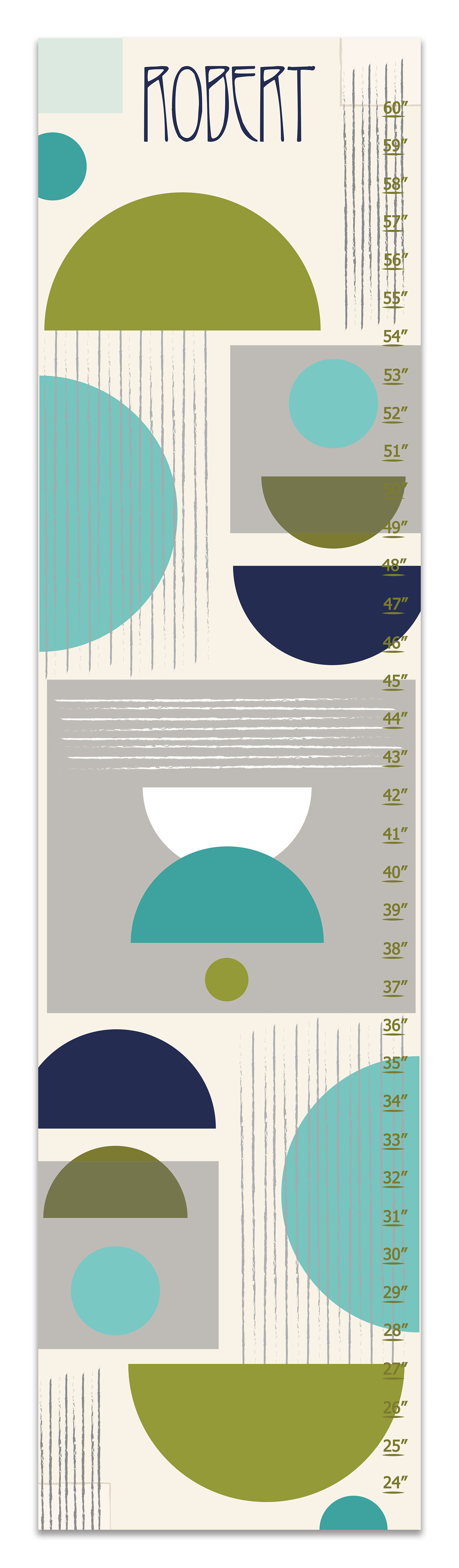 Isabelle & Max™ Saddlebrooke Personalized Growth Chart | Wayfair
