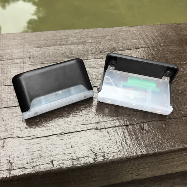 Aptoco Solar Powered Integrated LED Deck Light Pack Outdoor Waterproof ...