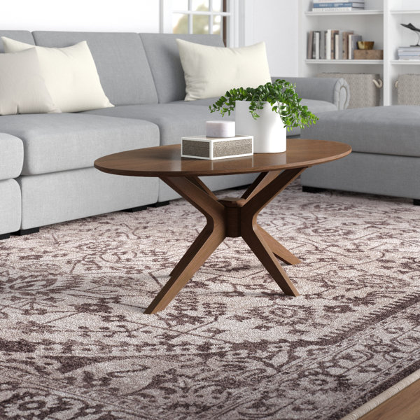 Three Posts™ Kampsville Cross Legs Coffee Table & Reviews | Wayfair