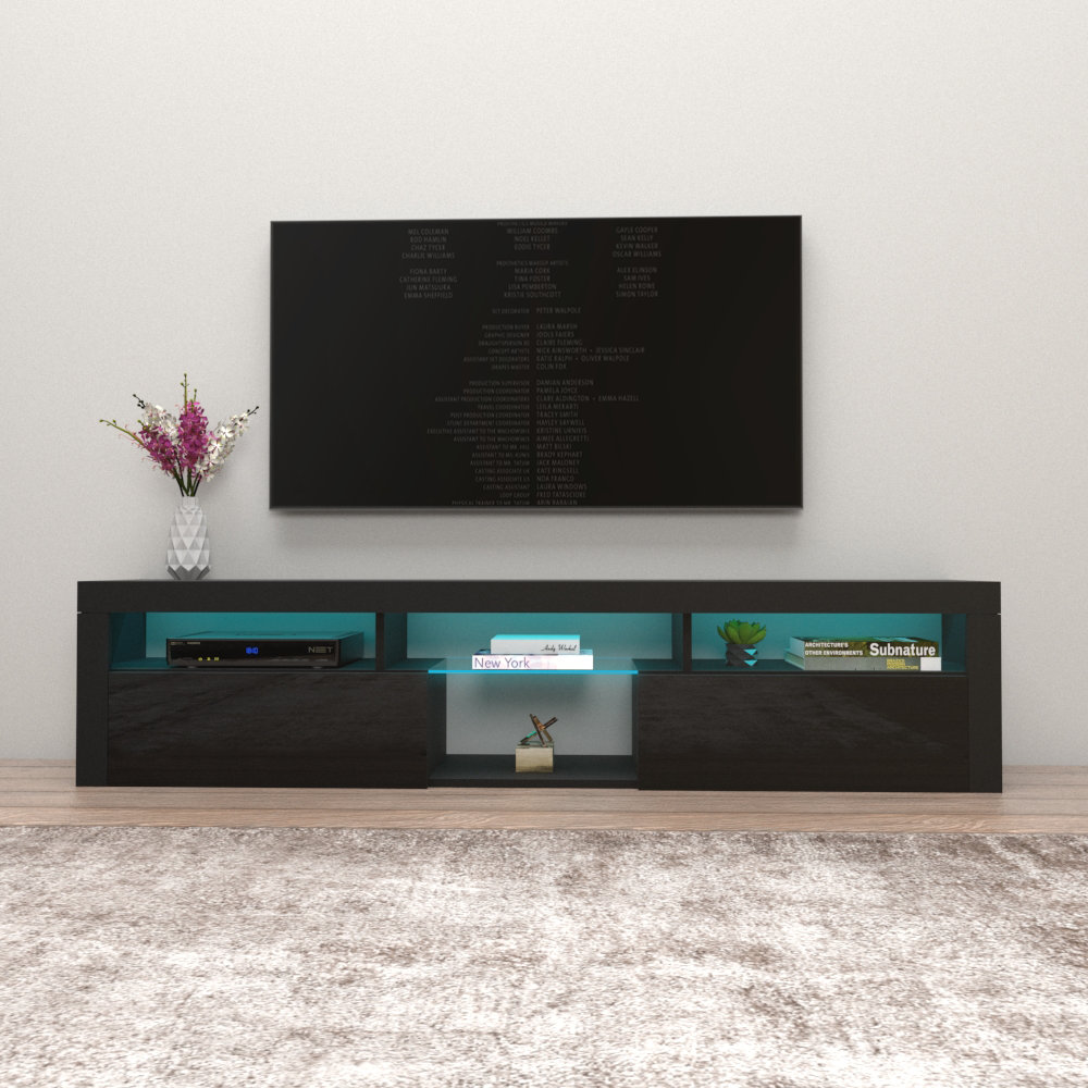 Orren Ellis Sabacky TV Stand for TVs up to 88" & Reviews | Wayfair