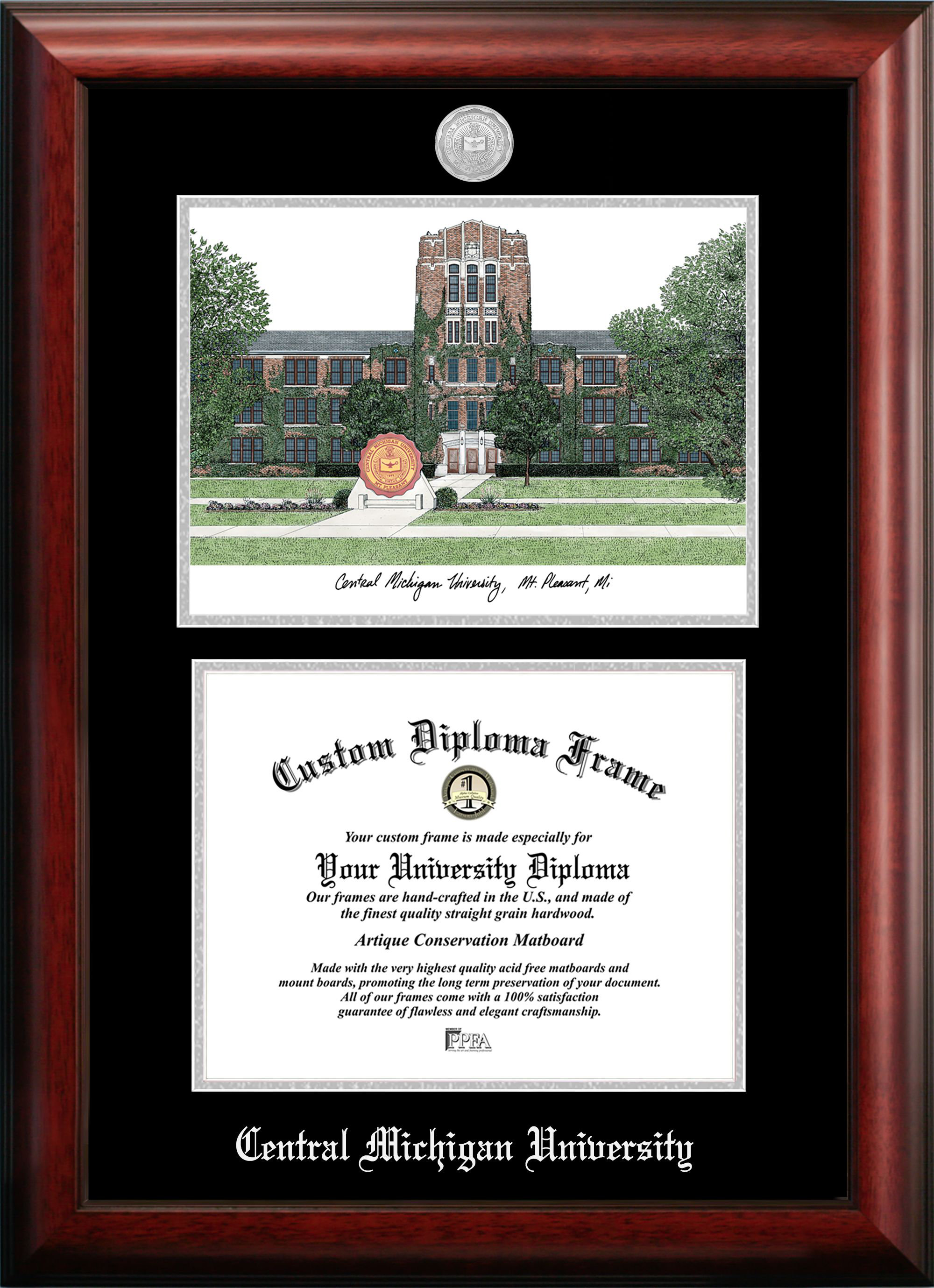 Campus Images Central Michigan University Picture Frame | Wayfair