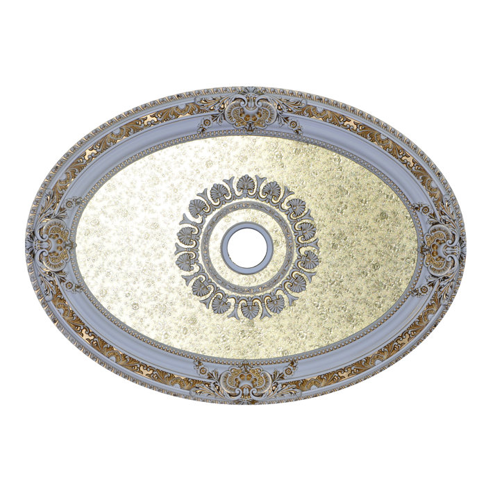 Artistry Lighting Oval Ceiling Medallion | Wayfair
