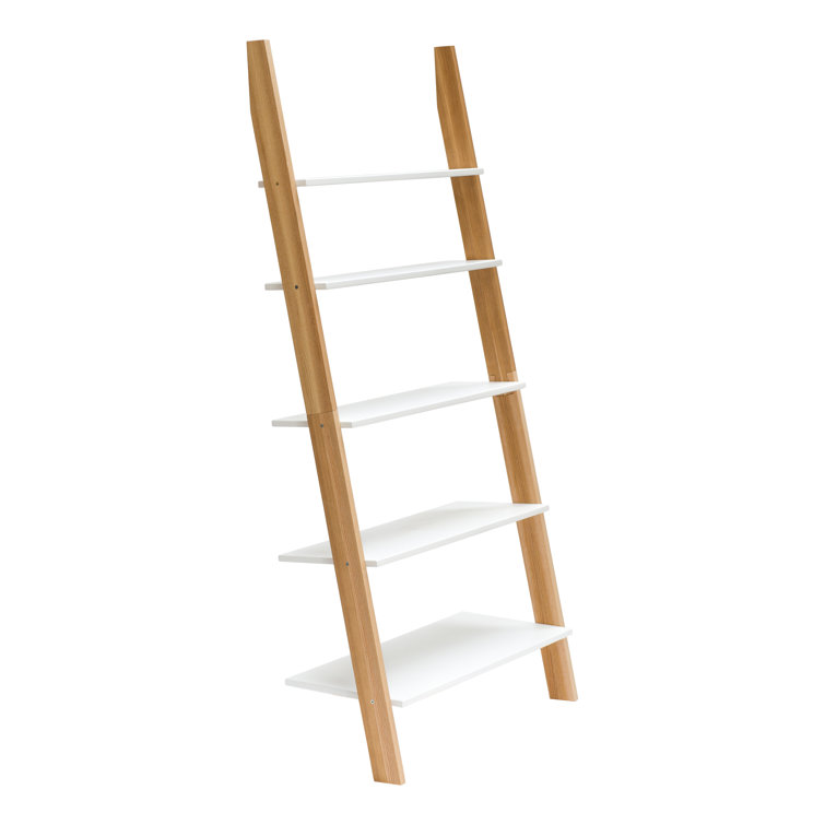 Zipcode Design Leonard 180Cm H Solid Wood Ladder Bookcase & Reviews ...