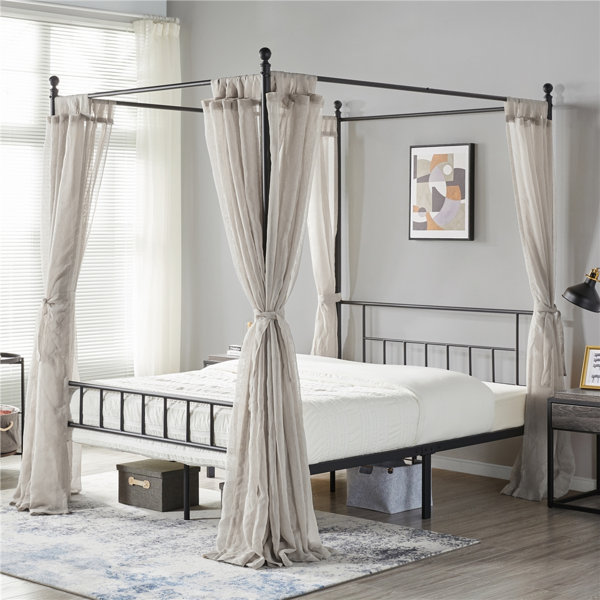 Queen-bed-canopy-kit | Wayfair