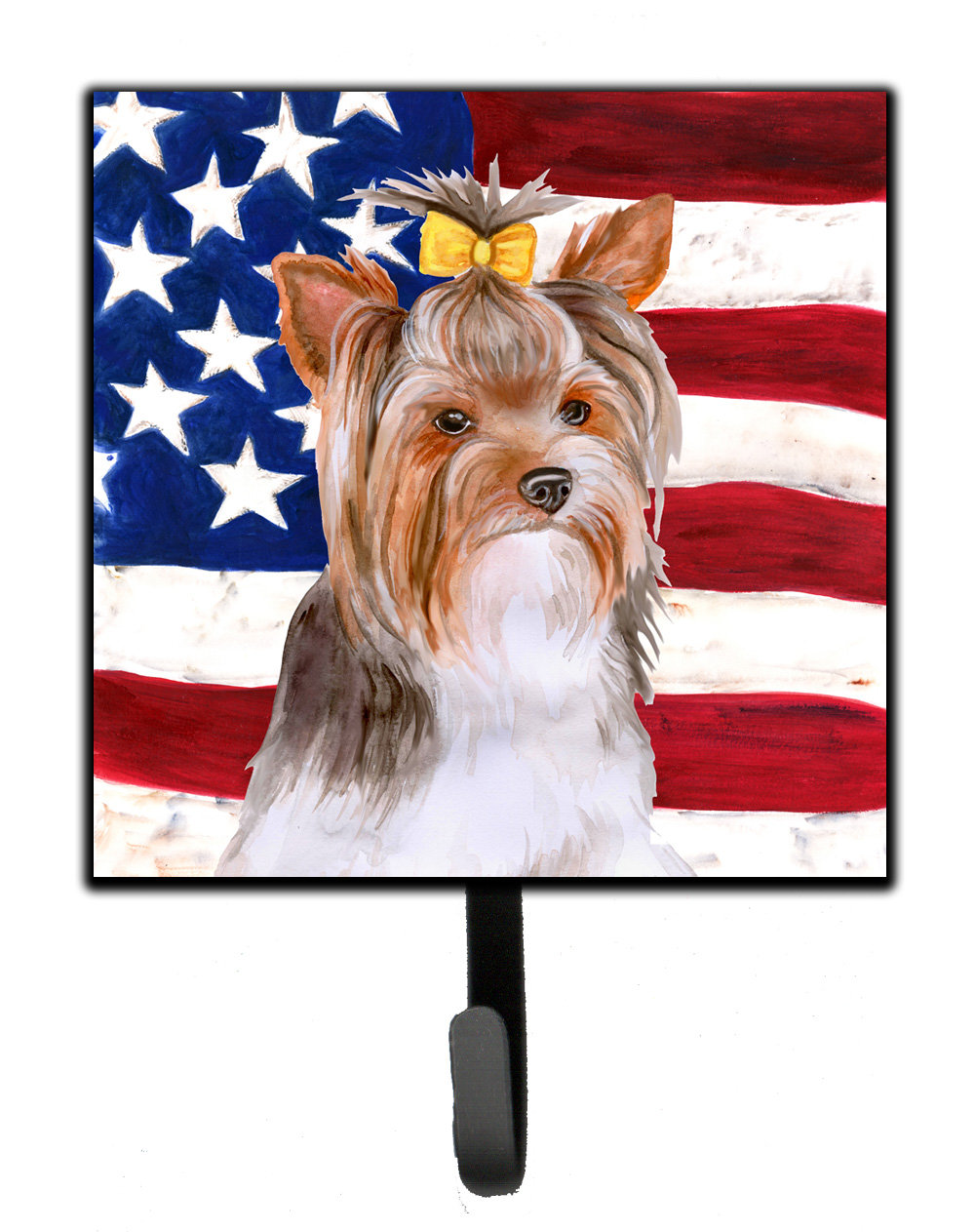Winston Porter Emrah Sheltie Patriotic Wall Key Organizer with Key ...