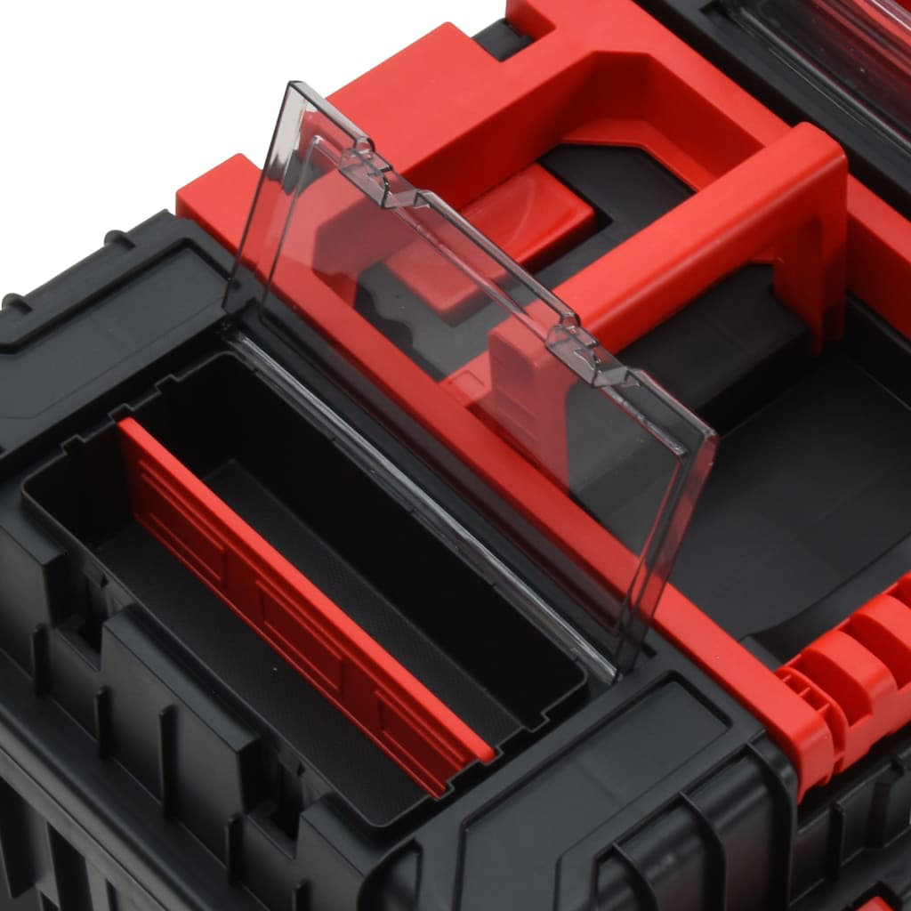 WFX Utility Toolbox Trolley Black And Red Polypropylene | Wayfair.co.uk