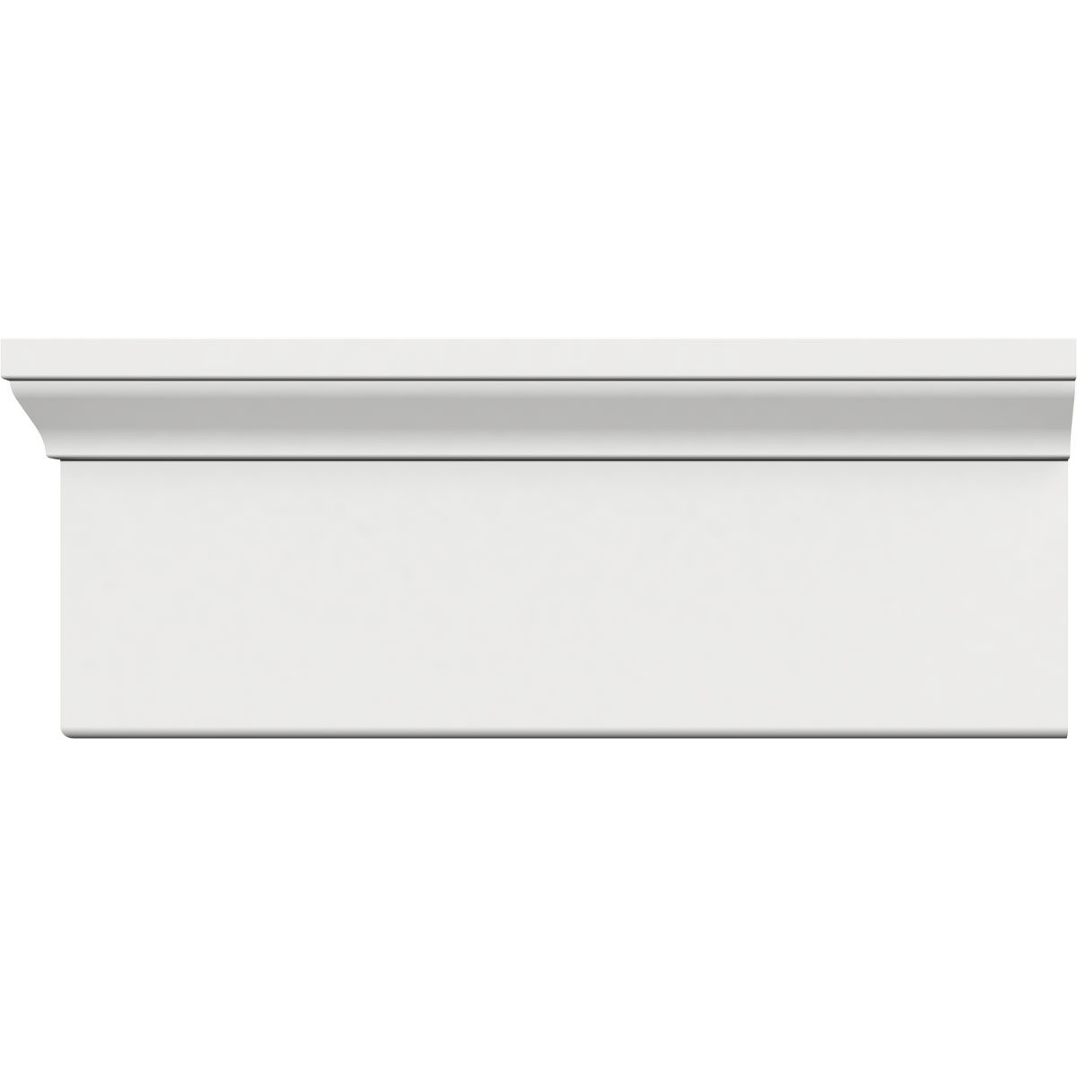 Ekena Millwork PVC Back Band Casing 4 1/2"H x 96"W x 1 1/4"D Moulding ...