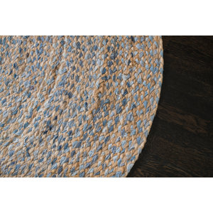Birch Lane™ Handmade Flatweave Blue/Tan Rug & Reviews | Wayfair