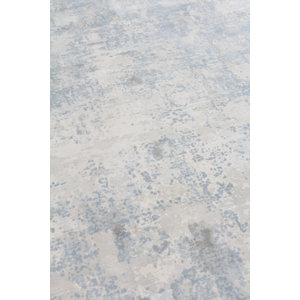Exquisite Rugs Murano Hand-Knotted Area Rug in Silver/Blue | Perigold