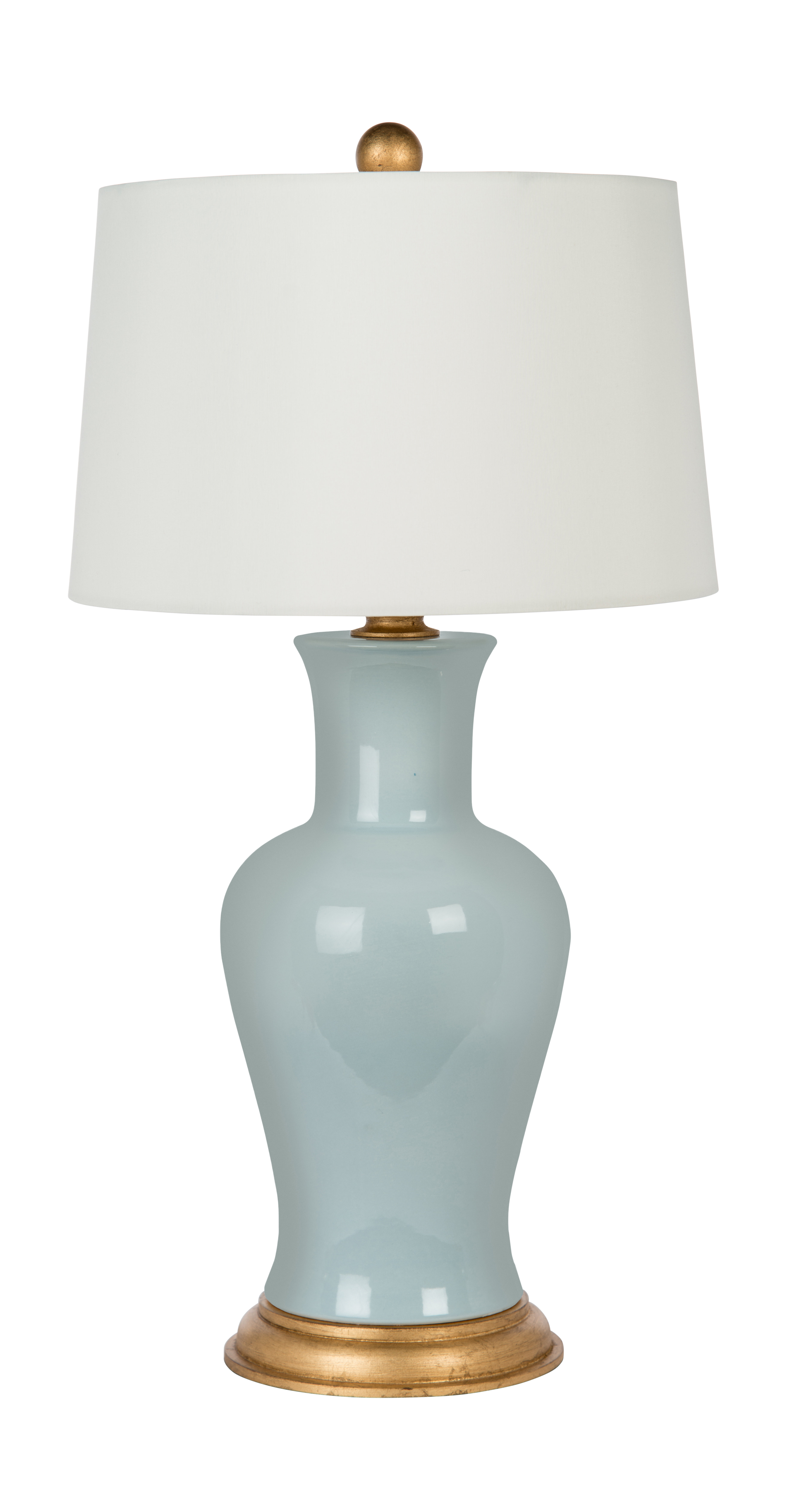 BradburnHome Amelie 29" Light Blue/Gold Table Lamp | Wayfair