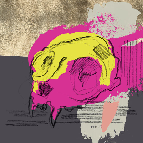 Ivy Bronx Mod Skull Collage IV by Jennifer Paxton Parker - Wrapped ...