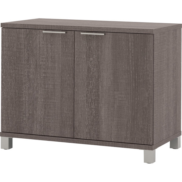 Modern & Contemporary Low Storage Cabinet With Doors | AllModern
