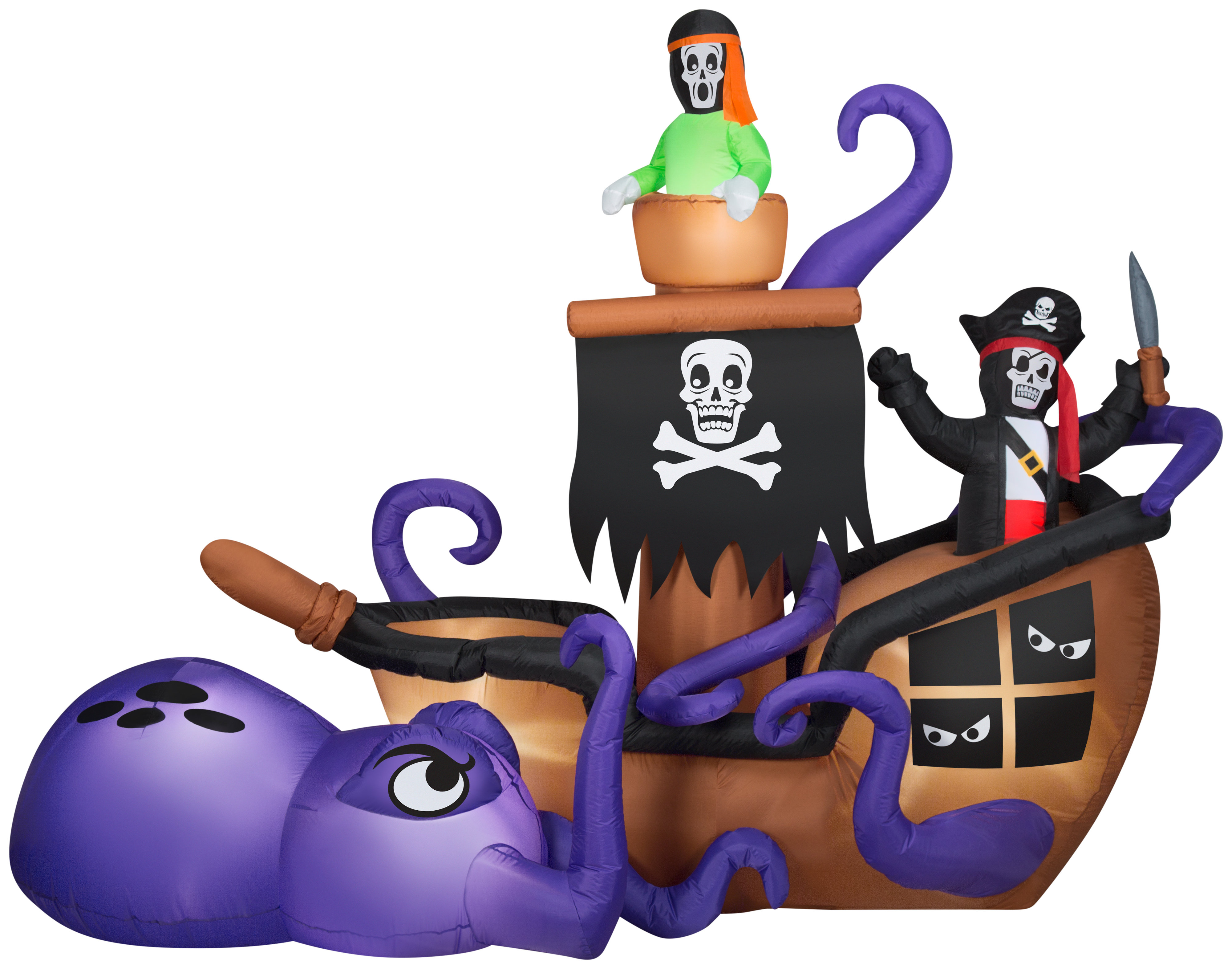 Gemmy Industries Halloween Pirate Ship Inflatable | Wayfair