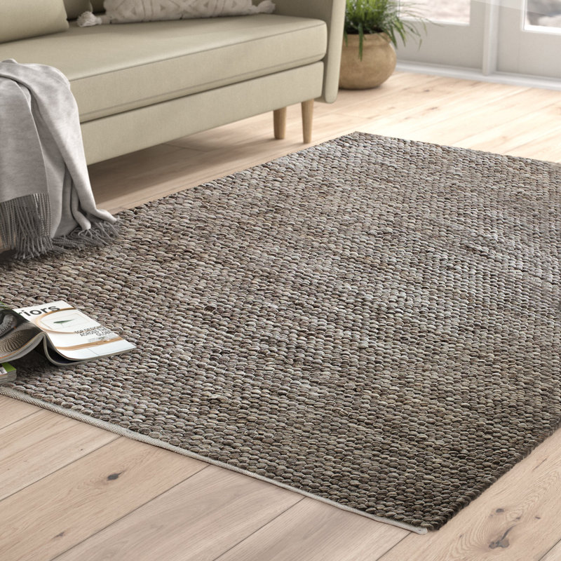 Fernleaf Hessle Handmade Flatweave Wool Taupe/Brown Area Rug & Reviews ...