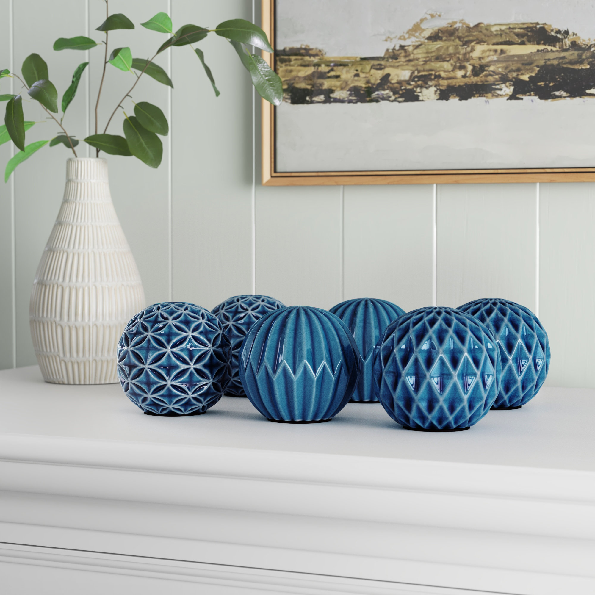 Sand & Stable 6 Piece Tinsley Ball Accents Set & Reviews | Wayfair